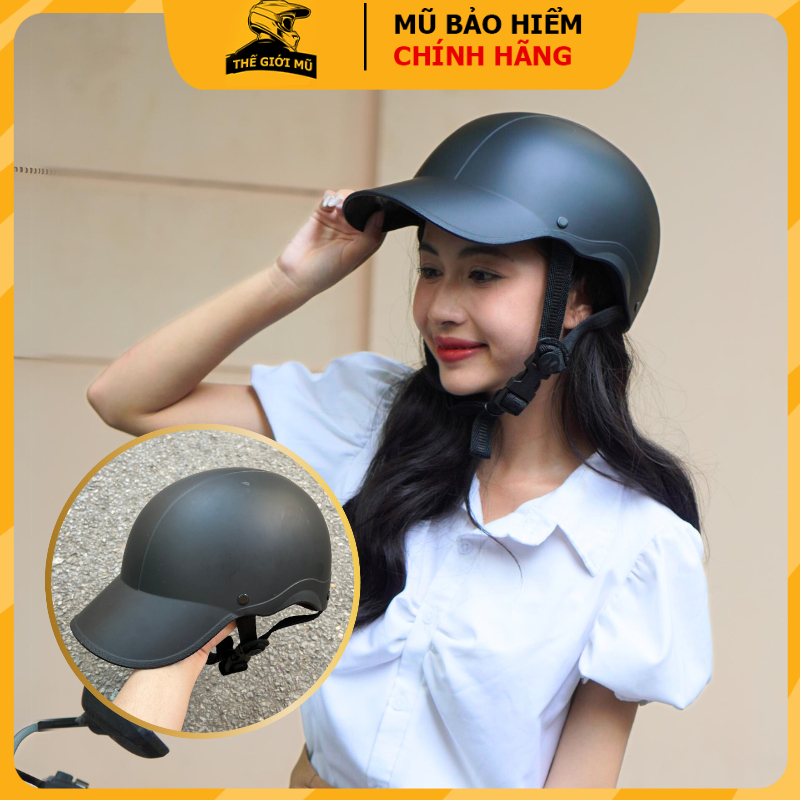 Napoli first half helmet in black, hard-coated helmet, painted hat ...