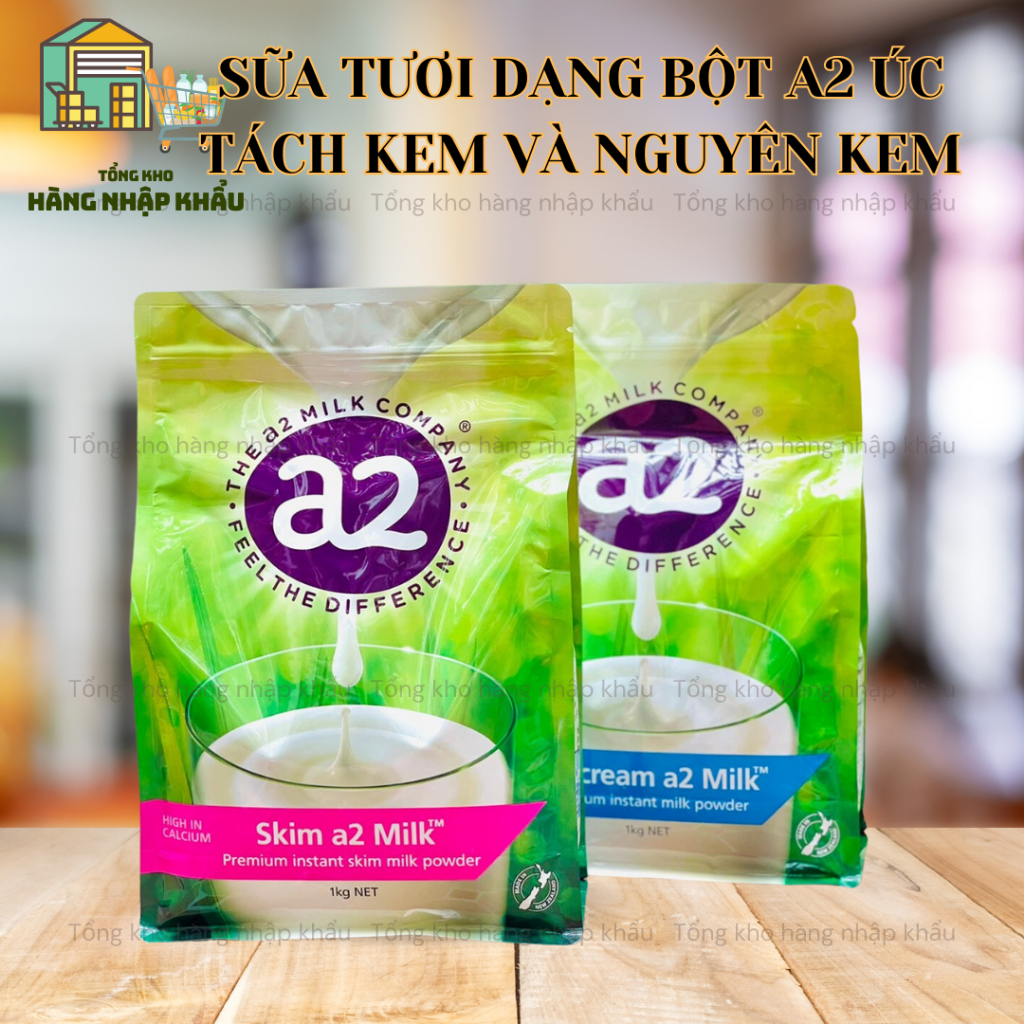[LATEST DATE] Australian A2 full cream, skimmed powder milk 1kg ...