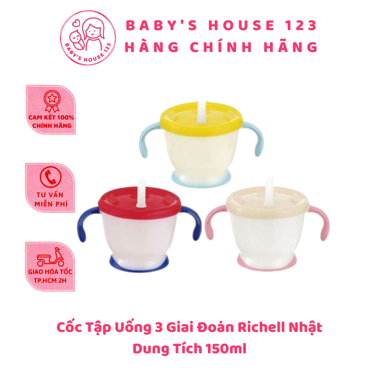 Genuine Japanese Richell 3-Stage Drinking Cup - 150ml | Shopee Malaysia