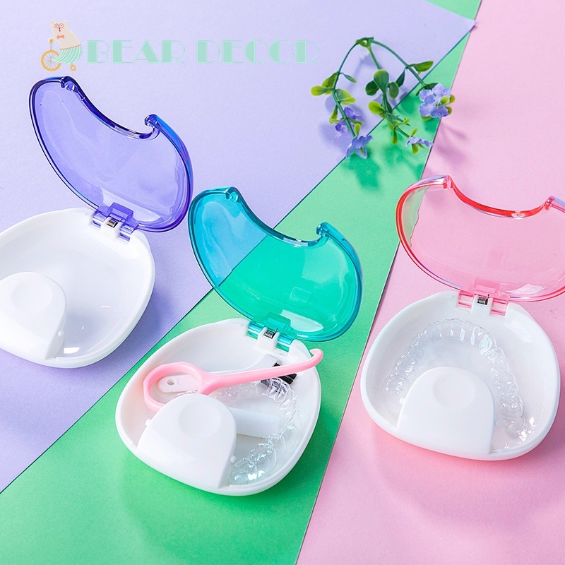 [Premium] Invisalign Clamshell-Shaped Tooth Braces Box - Convenient Pop ...