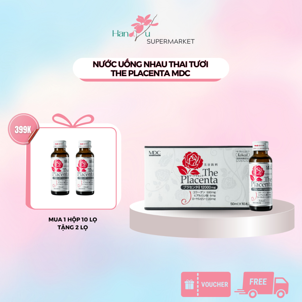 The Placenta MDC fresh Placenta drink brightens skin, prevents freckles ...