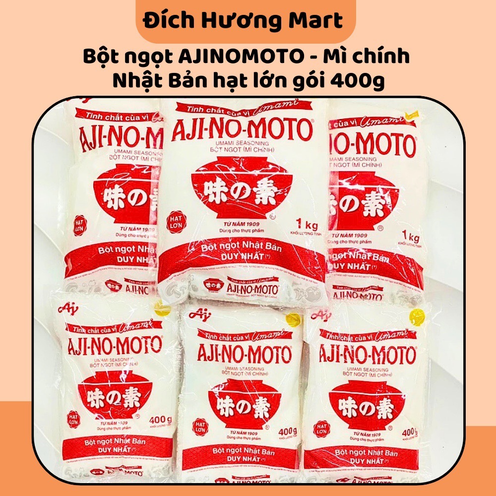 AJINOMOTO MSG - Large grain Japanese MSG, genuine safe spices, 400g ...