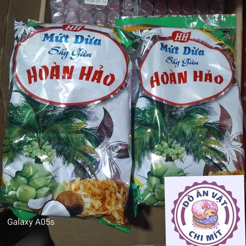Crispy dried coconut jam, 200g package, Ben tre specialty, delicious ...