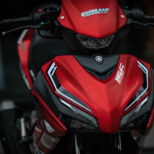 Removable STICKER with black and white EX letter pattern for red ...