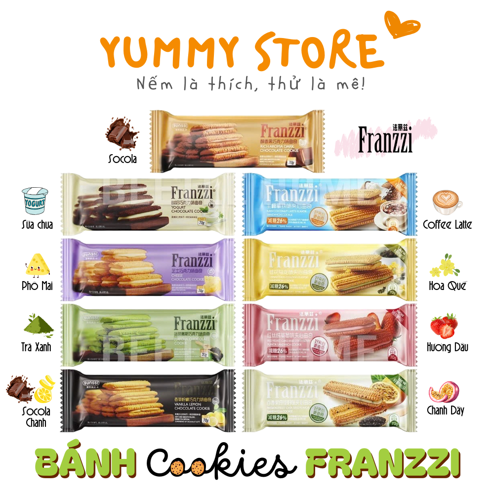 Franzzi Ice Cream Cookies 70G Pack | Shopee Malaysia