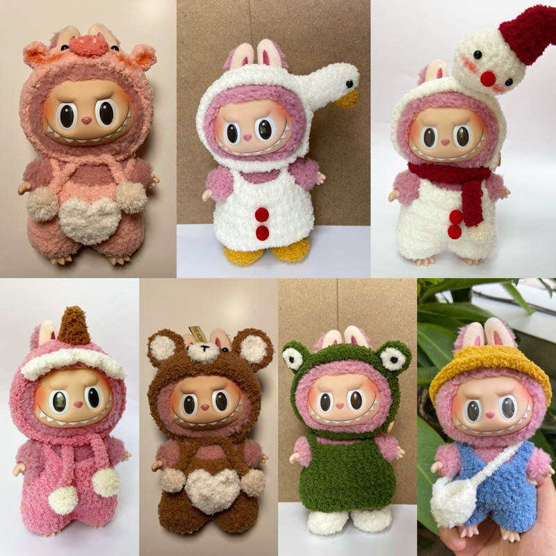 Labubu clothing Set, labubu knit outfit | Shopee Malaysia