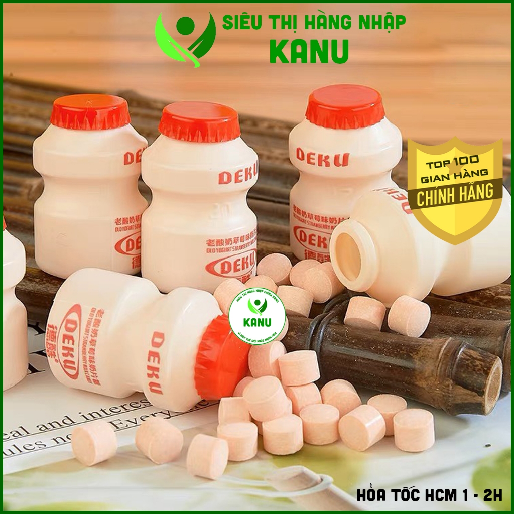 [Odd] A bottle of Deku dry yakult yogurt candy tablets 8g, delicious ...