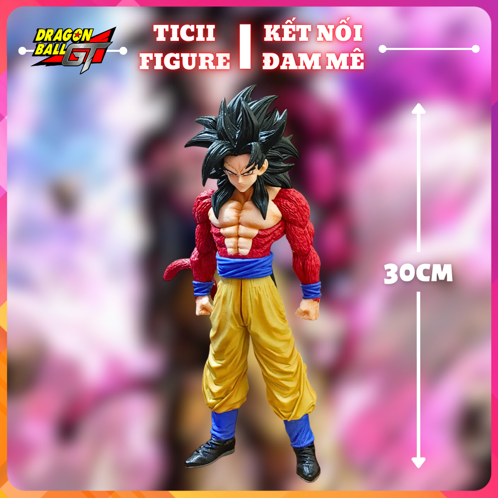 The new model Goku SSJ4 model is 30cm tall and beautiful - Dragon Ball ...