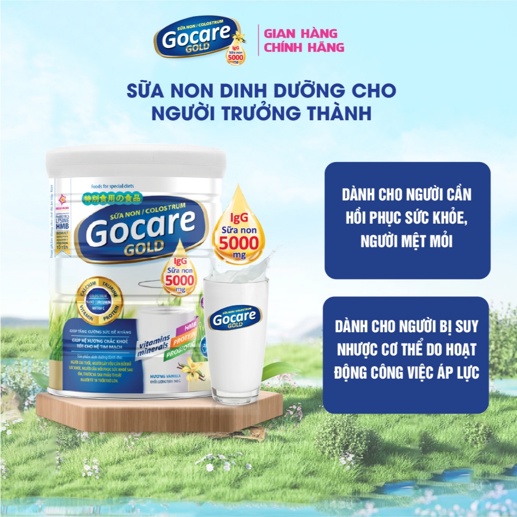 Gocare Gold Colostrum For People With Poor Diet, Need To Recover From ...