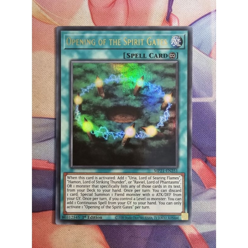 Yugioh Card : Opening of the Spirit Gates (TCG) | Shopee Malaysia
