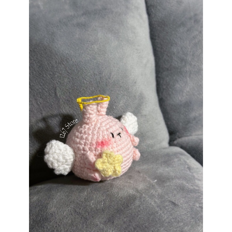 [Ready Stock] Angel Fat Rabbit Key Chain (Photo Taken By shop) | Shopee ...