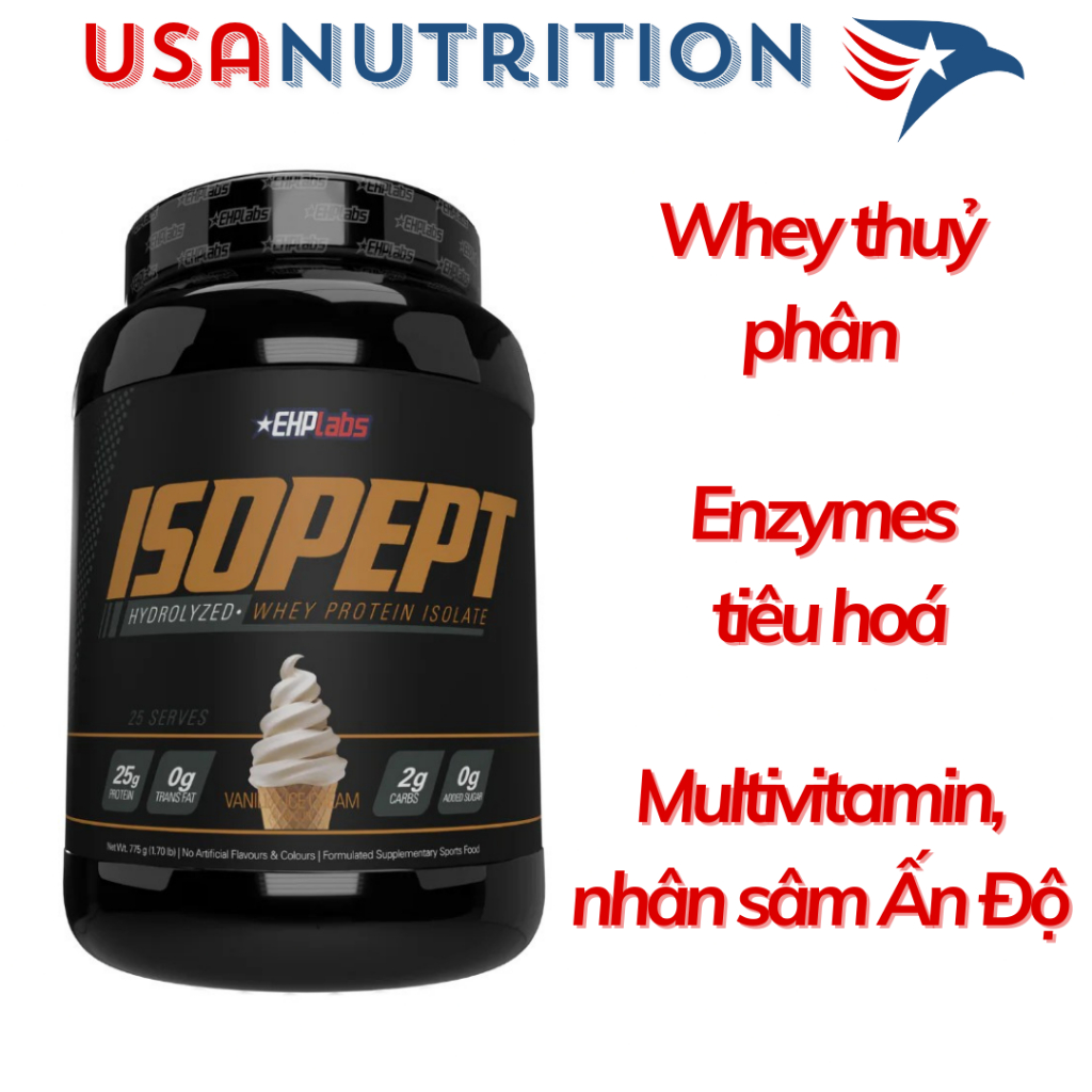 Hydrolyzed Whey Protein EHPlabs ISOPEPT : Hydrolyzed Fast Absorbing ...