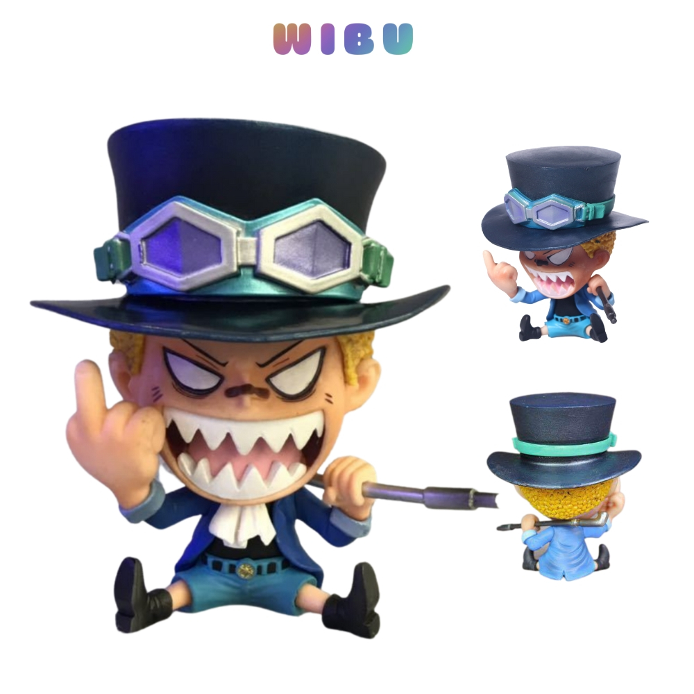 Very cute one piece chibi Sabo model 9cm tall, one piece figure ...