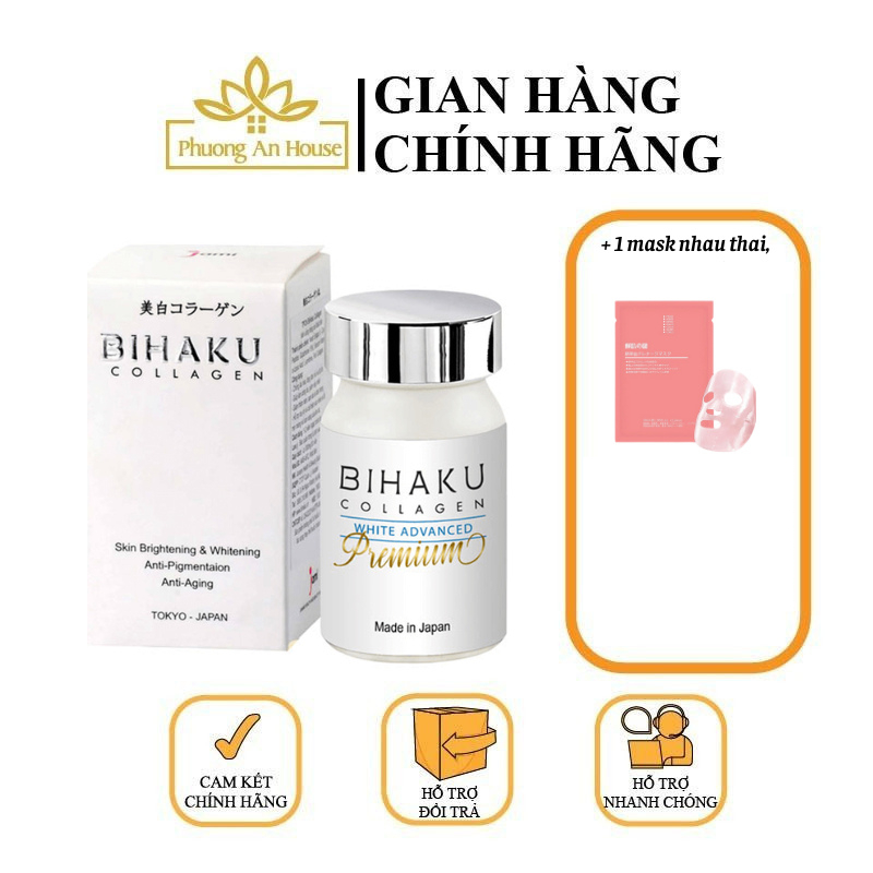 Bihaku Collagen Premium pills for skin whitening | Shopee Malaysia