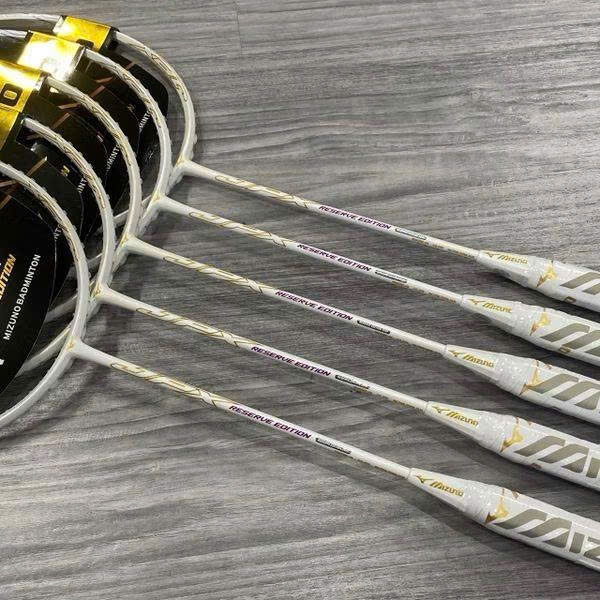 Mizuno JPX RESERVE EDITION BADMINTON RACKET N.DI - JP (4U) (WHITE ...