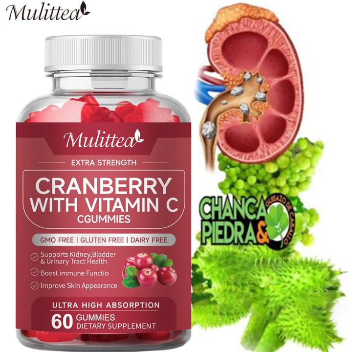Cranberry &Vitamin C blueberry gummies support kidney, urinary and ...