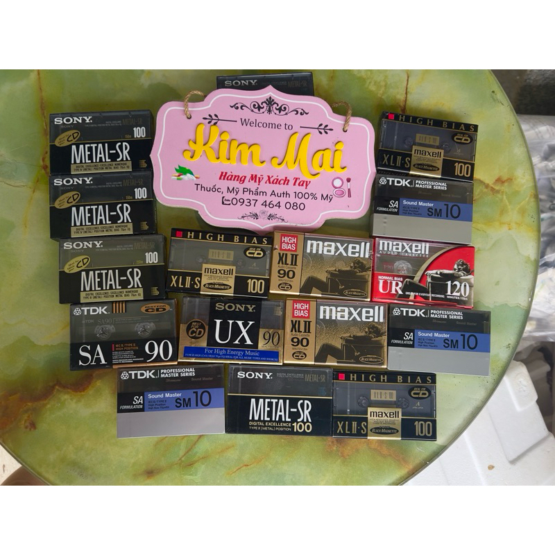 Brand new Maxell, Sony, TDK cassette tape with new seal | Shopee Malaysia