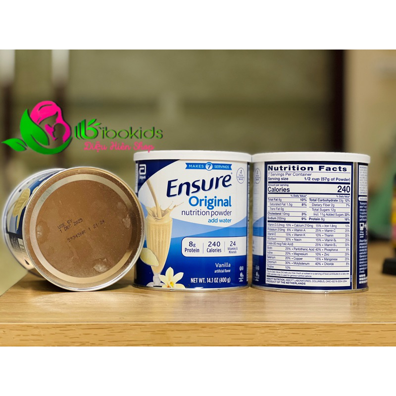Ensure American Original Nutrition Powder vanilla flavor 397g | Shopee ...