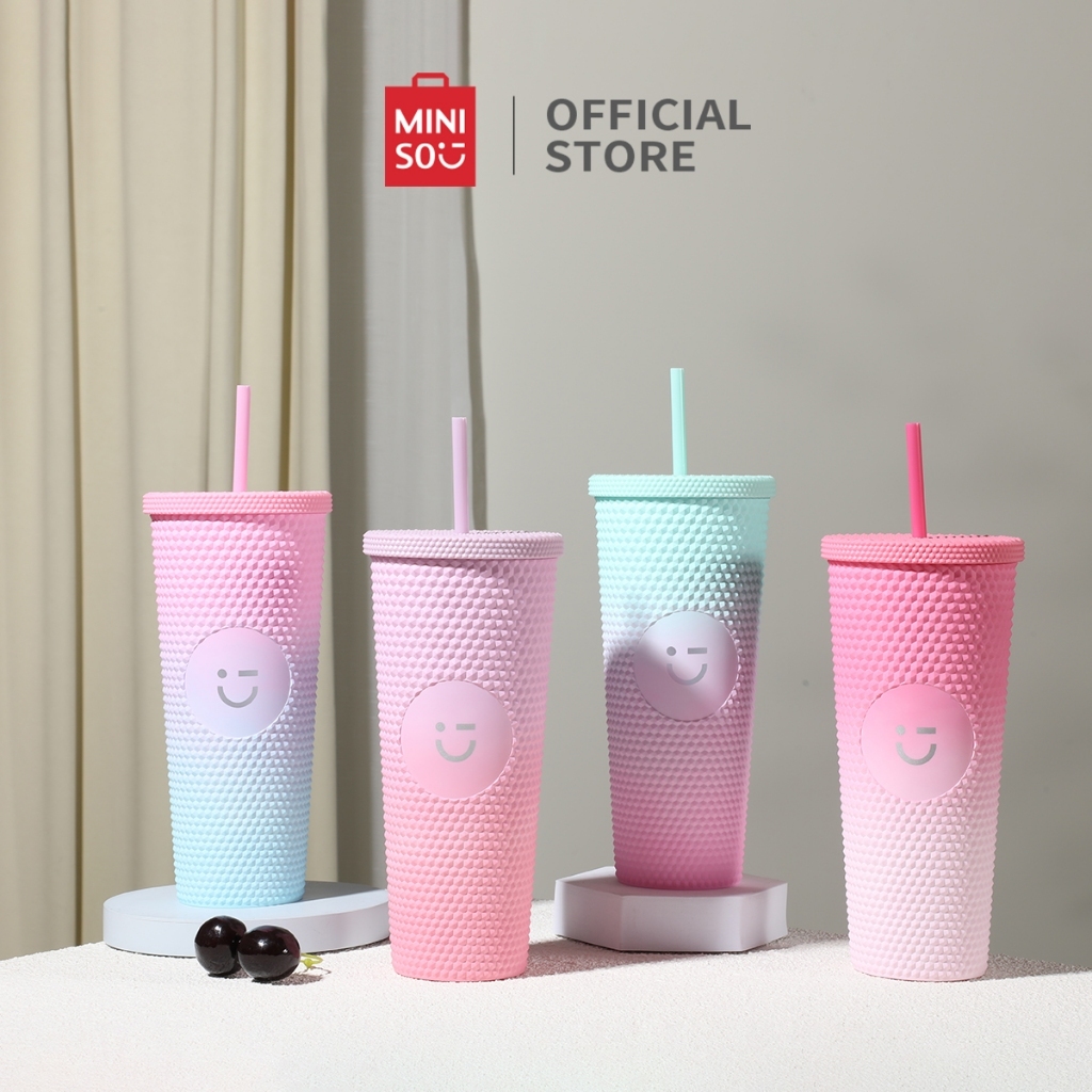 MINISO Minso X Sweet Funk Series Plastic Cup with Straw | Shopee Malaysia
