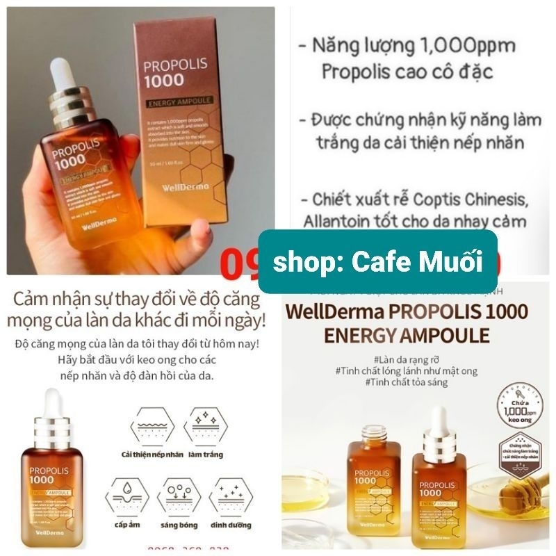 Propolis 1000 Wellderma SKIN RECOVERY SERUM 50ml | Shopee Malaysia