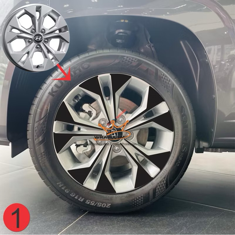 Hyundai Stargazer wheel Decal (Set of 5 wheels) | Shopee Malaysia