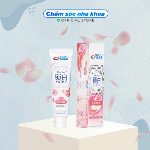 Crest 3D White Lock whitening toothpaste with iridescent shimmer ...