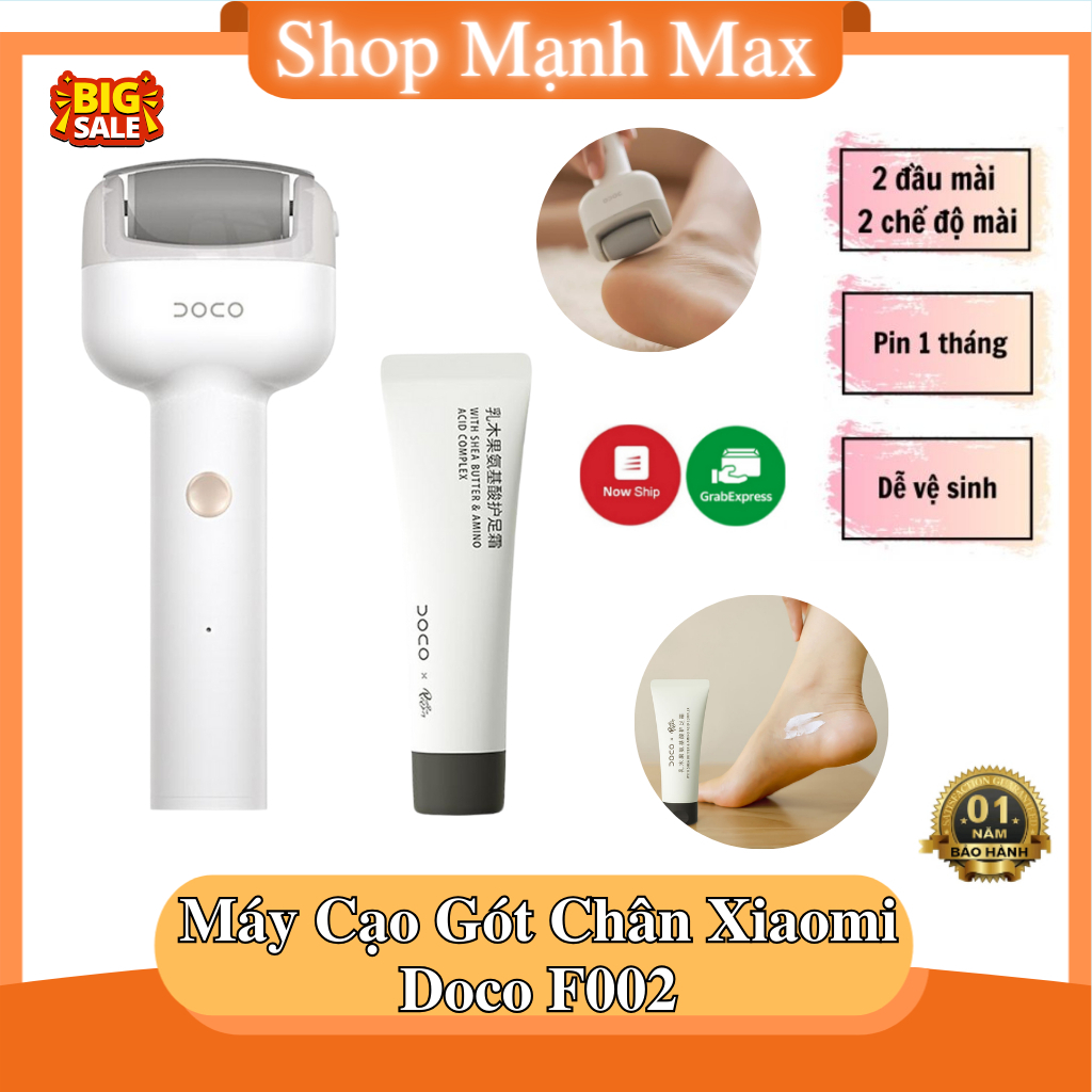 Xiaomi Doco F002 Heel Shaver - 2 specialized grinding modes, effective exfoliation - Lotion ...