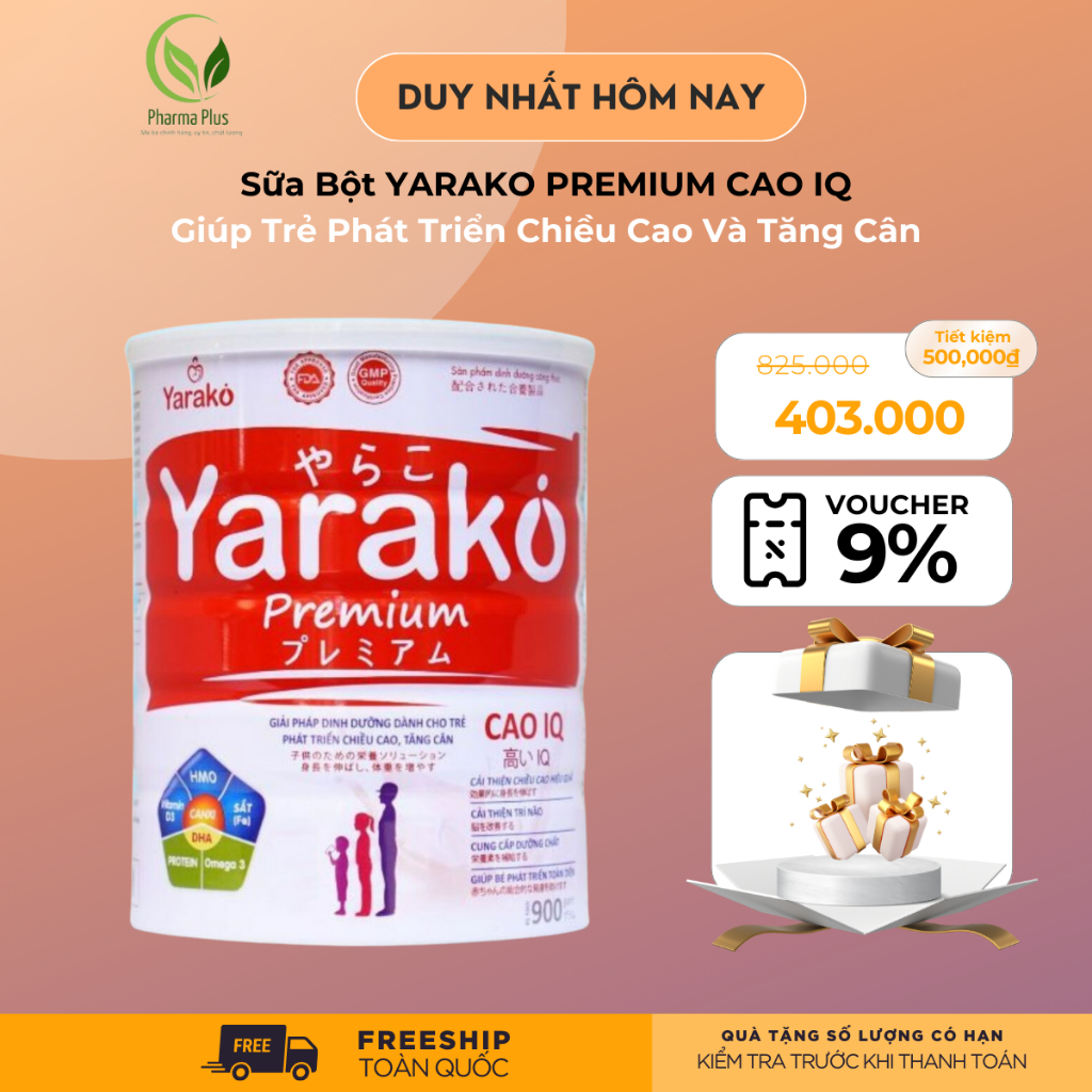 Yarako PREMIUM HIGH IQ Height Increasing Milk Powder Helps Children ...