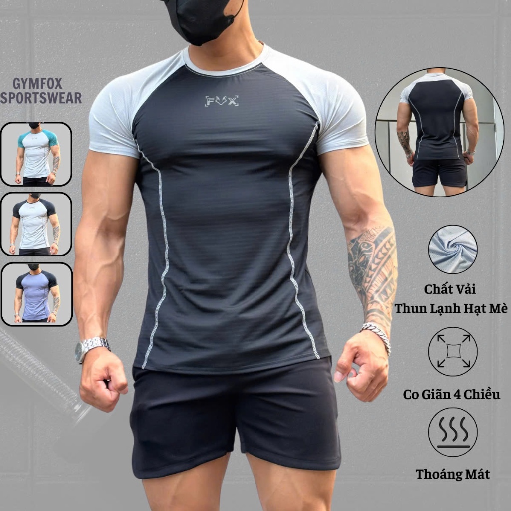 Fox Sports T-shirt with Running Back, Embossed Body Form, Flattering Sport | Shopee Malaysia