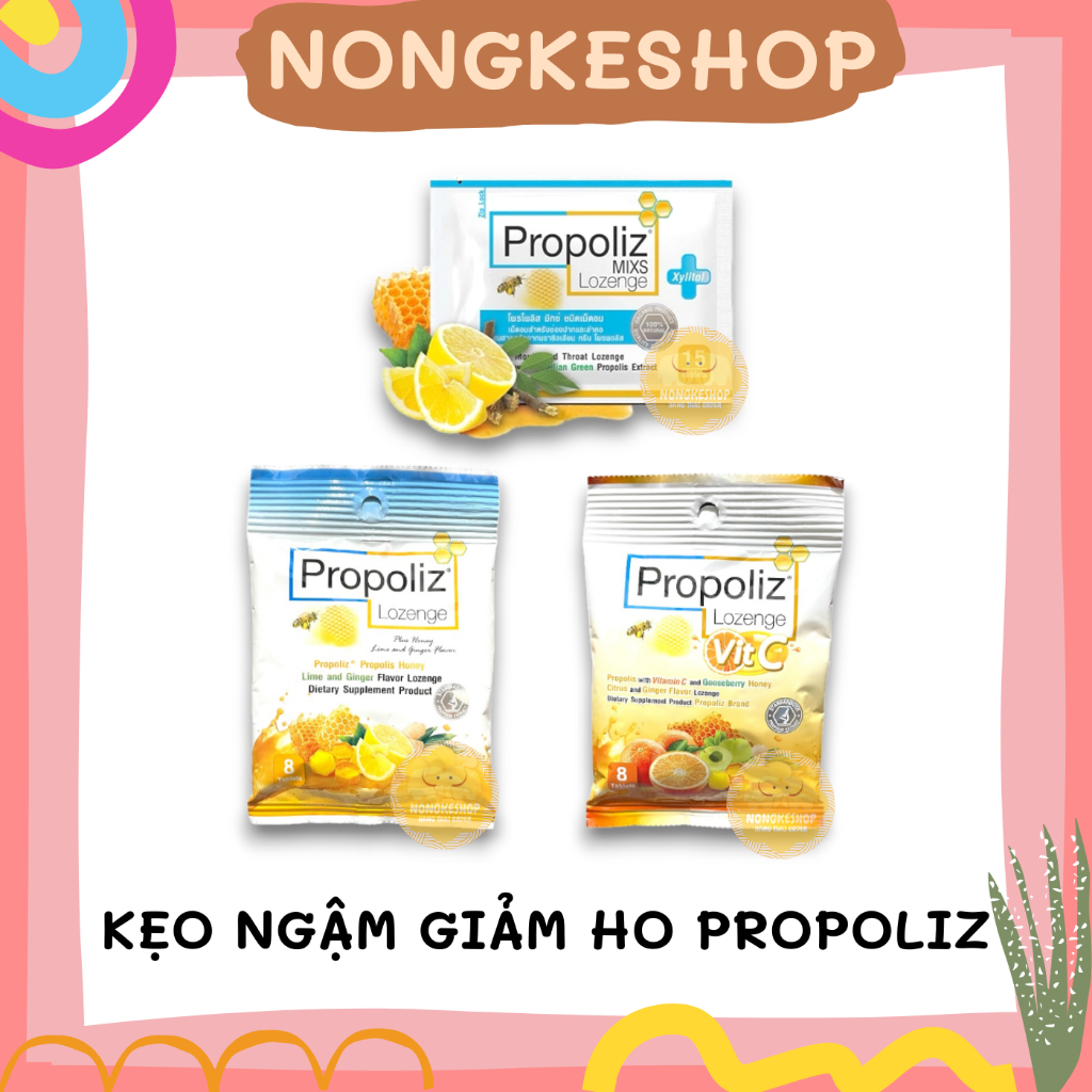 Propoliz THAILAND Propolis Cough Relieving Candy | Shopee Malaysia