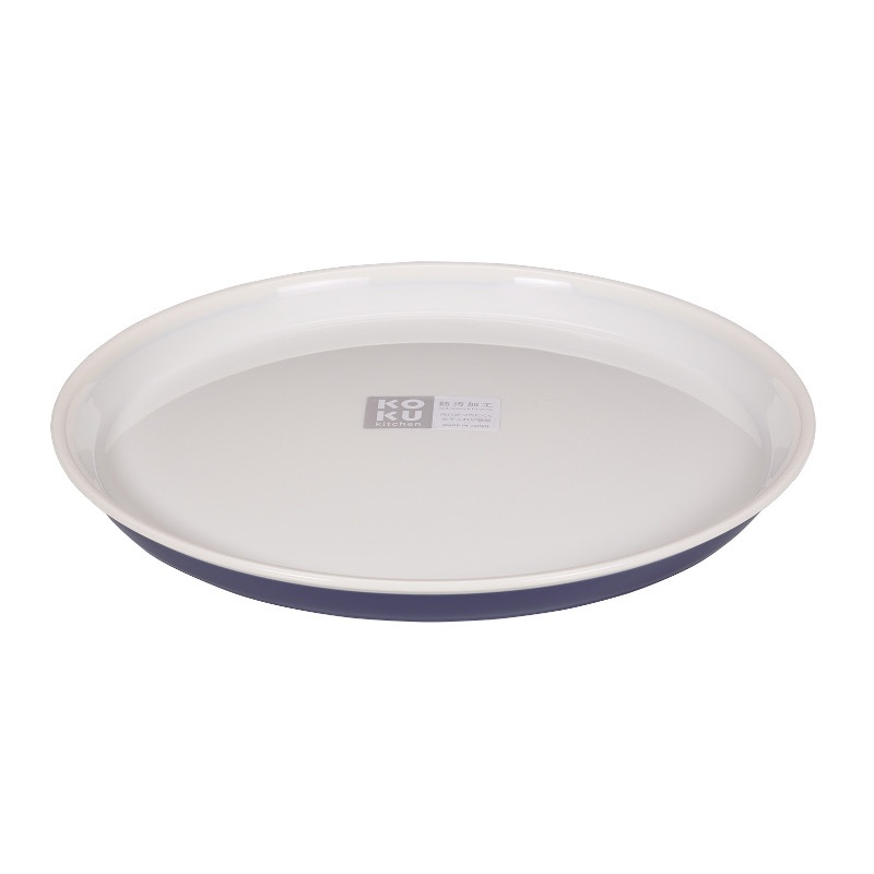 Multi-colored shallow plastic plate, size 22.5cm Kokubo domestic Japan ...
