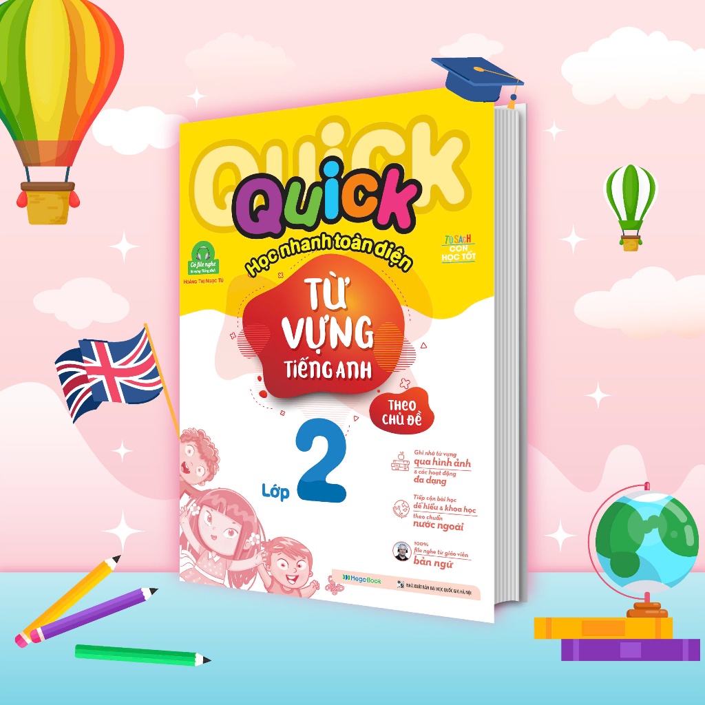 Quick Quick book to quickly learn English vocabulary by topic for grade ...