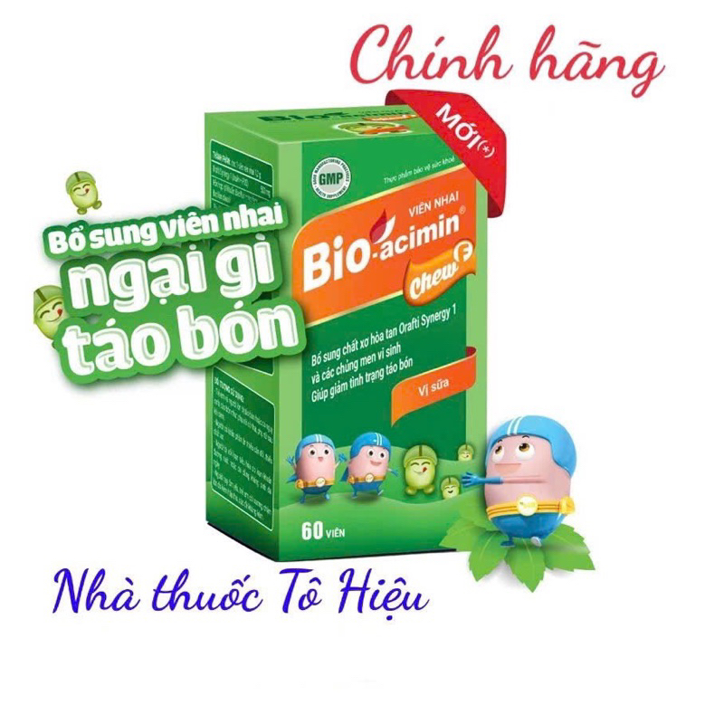 Bio-acimin CHEW F chewable tablets with milk flavor [Box of 60 tablets ...
