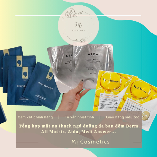 [Genuine] 3 types of Derm-all Matrix, Aida, Medi Answer Night Sleeping ...