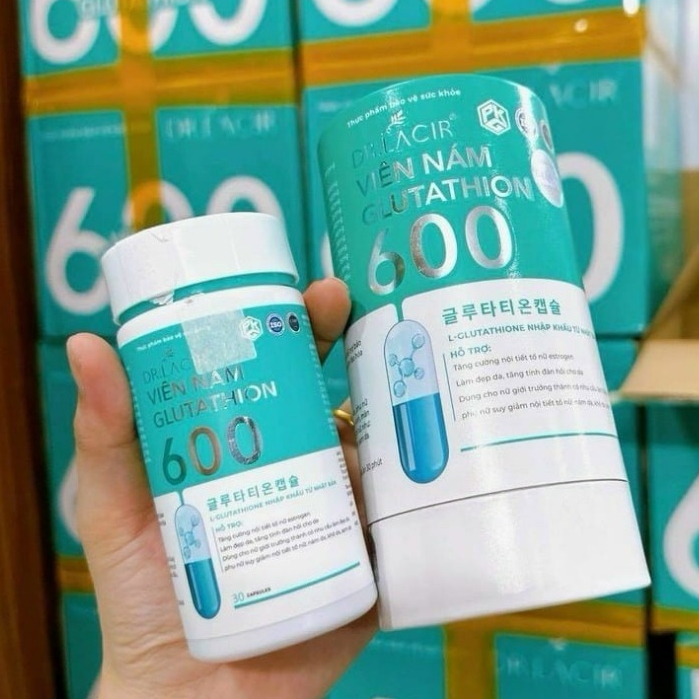 [NEW Model 2024] Glutathione 600 Dr Lacir Skin Whitening Pills From Japan (Box of 30 pills ...