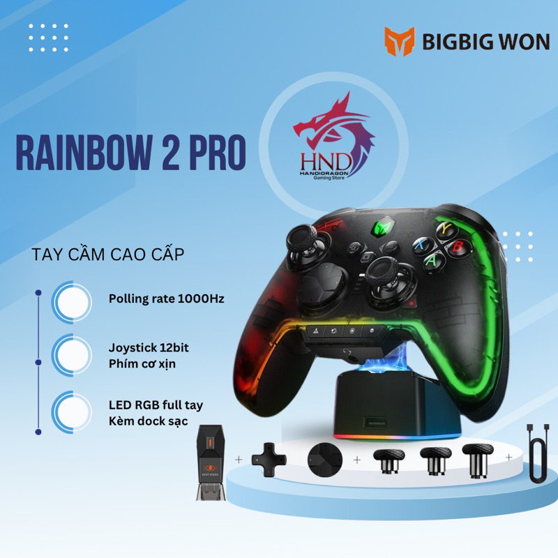 Bigbig Won Rainbow 2 Pro - Super smooth 12-bit Joystick - Polling rate ...