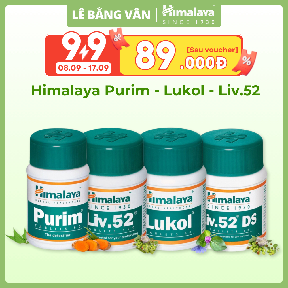 Himalaya Purim - Lukol - Liv.52 Imported from India Helps Purify the ...