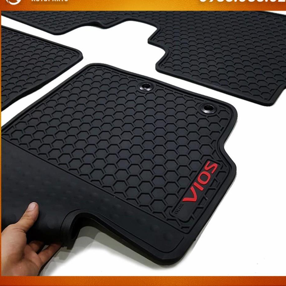 Rubber Floor Mats for Toyota Vios 2014 to 2023 - odorless, molded ...