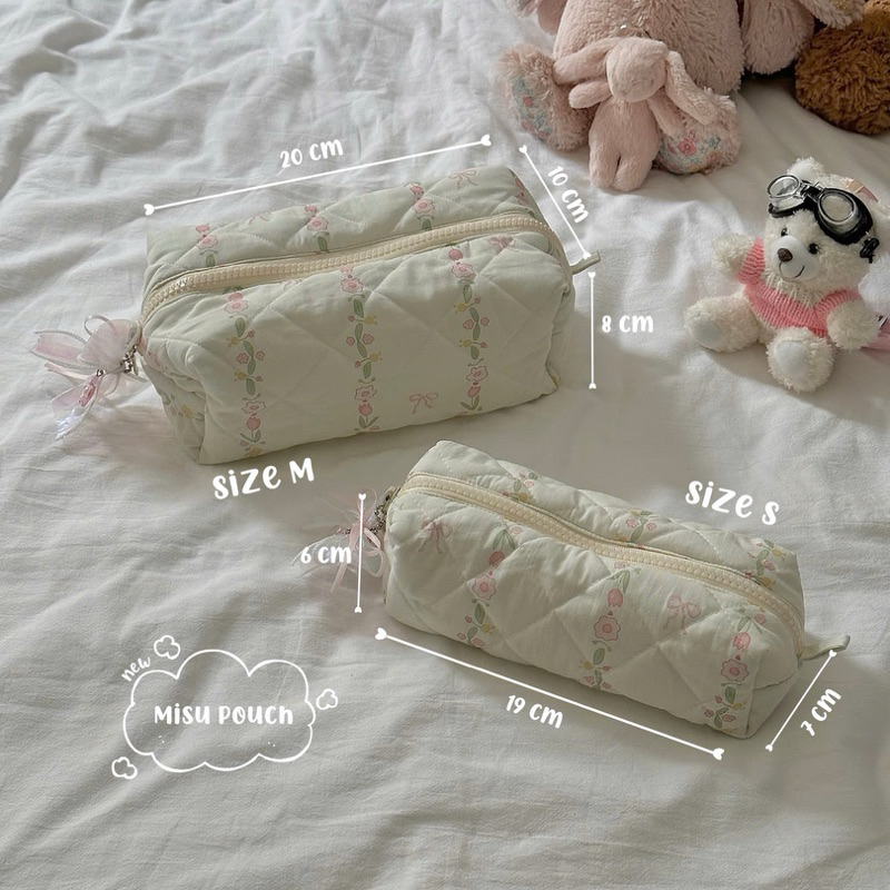 Pouch Misu - Quilted pen box - (Keychain not included) | Shopee Malaysia