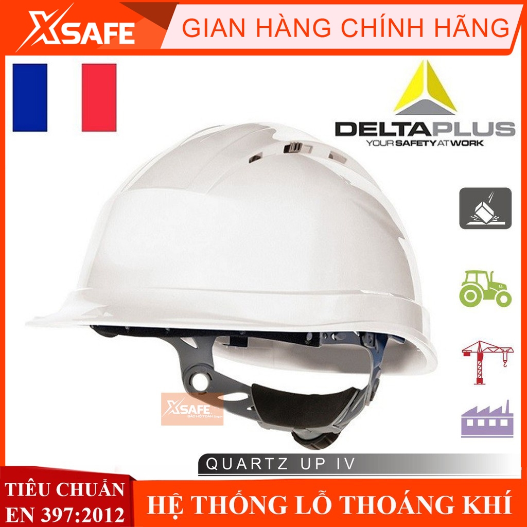 Deltaplus Quartz Up IV helmet - With ventilation holes - Height ...