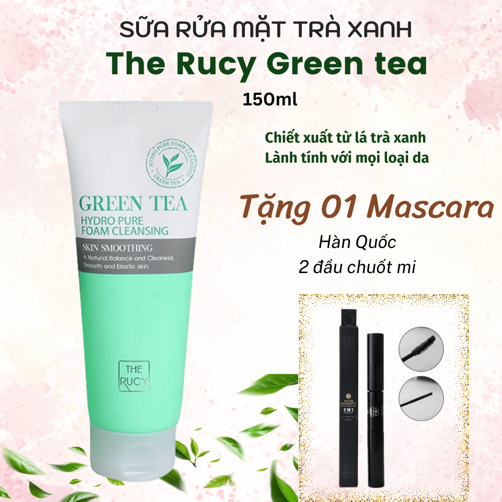 Free 1 Korean mascara with 2 sharpeners - THE RUCY FOAM GREEN TEA ...