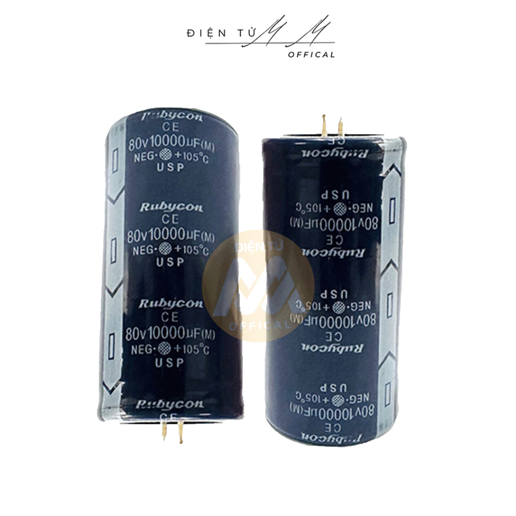 Amplifier power filter capacitor 10000UF/80V (Rubycon) | Shopee Malaysia