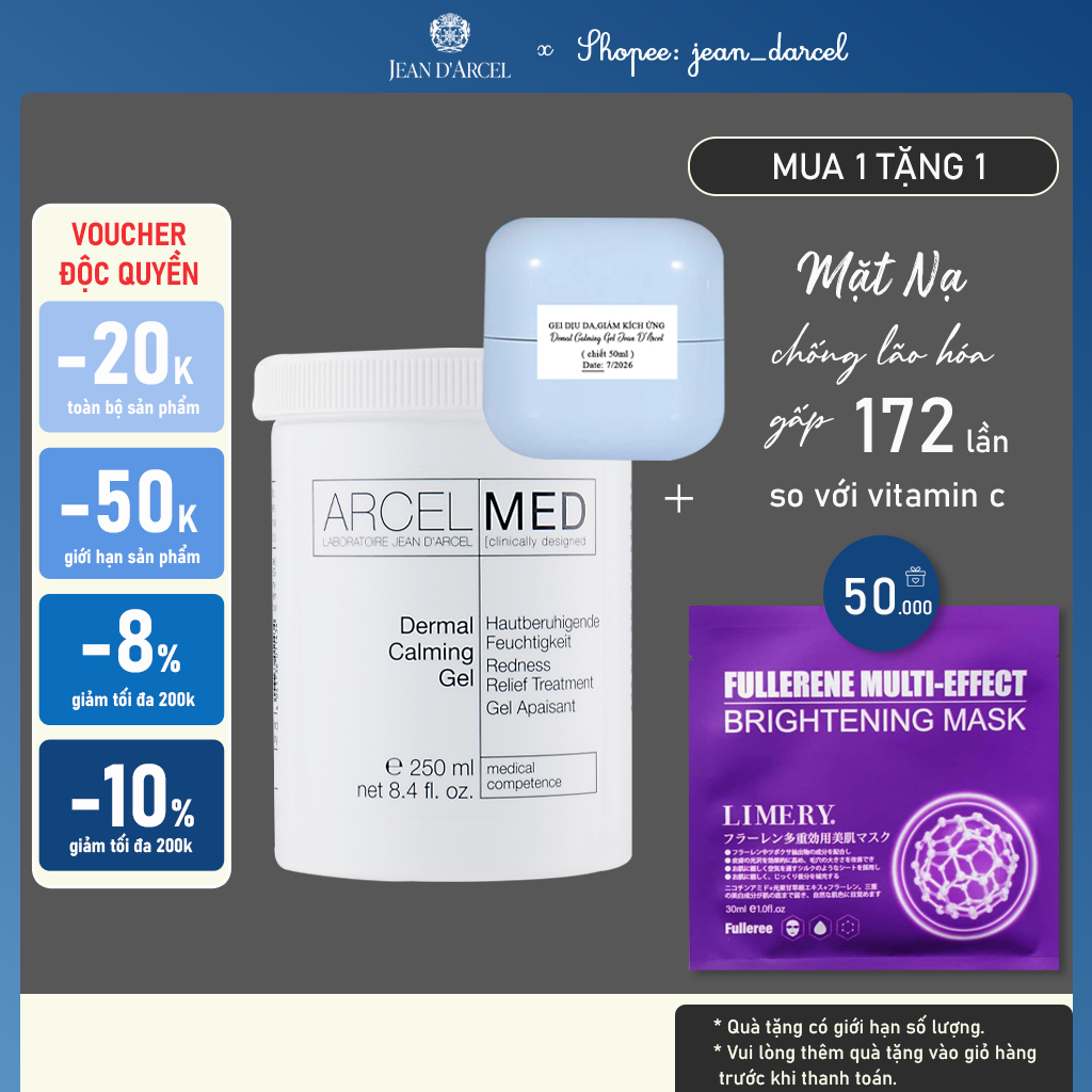 Gel to soothe skin and reduce irritation Jean Darcel - Dermal Calming ...