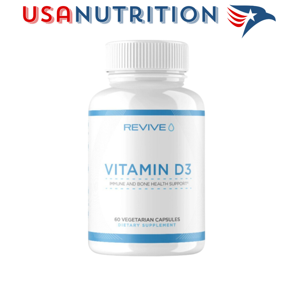 Revive Vitamin D3 5000 IU 60 tablets: Bone and joint support by CBUM ...