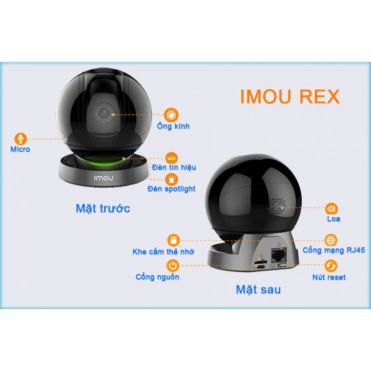 Imou Camera Imou REX IPC-A26LP/ IPC-A46LP 2MP and 4MP versions, fast ...