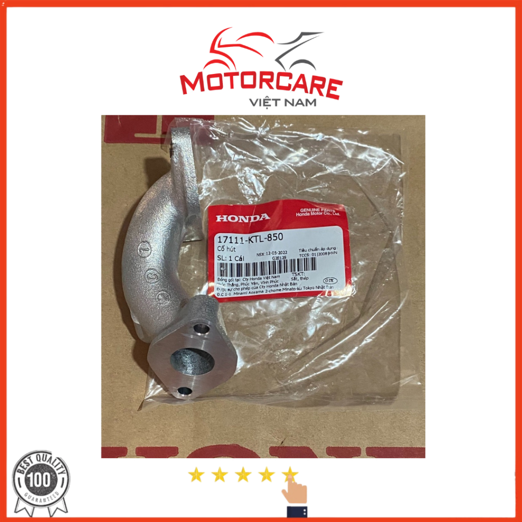 Wave A100 intake manifold, Wave RS100 Honda (17111-KTL-850) | Shopee ...