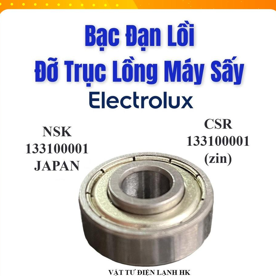 Dryer bearing 608 Electrolux CSR 133100001 For cheap EDV605 705 6051 7051 6552 7552 NSK models ...