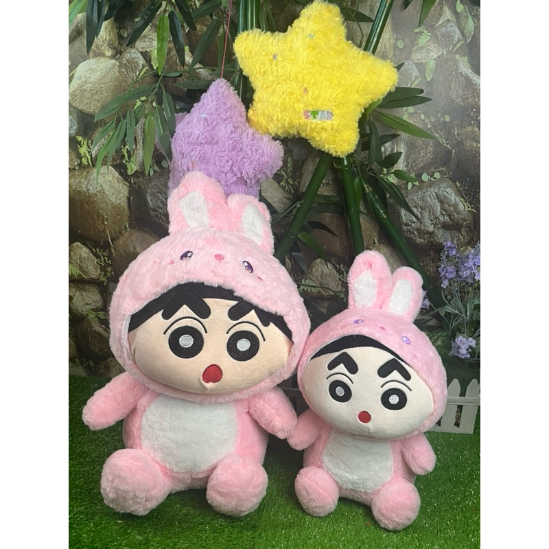 Shin Chan teddy bear pencil boy cosplay bunny ears | Shopee Malaysia