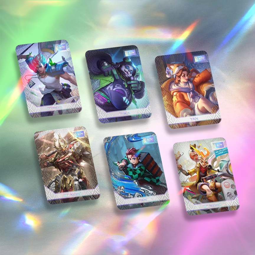 Best OF AOV | Yan Zuka Zephys Wukong Wukong | Skin LIEN QUAN MOBILE CORNERED CARD | Shopee Malaysia