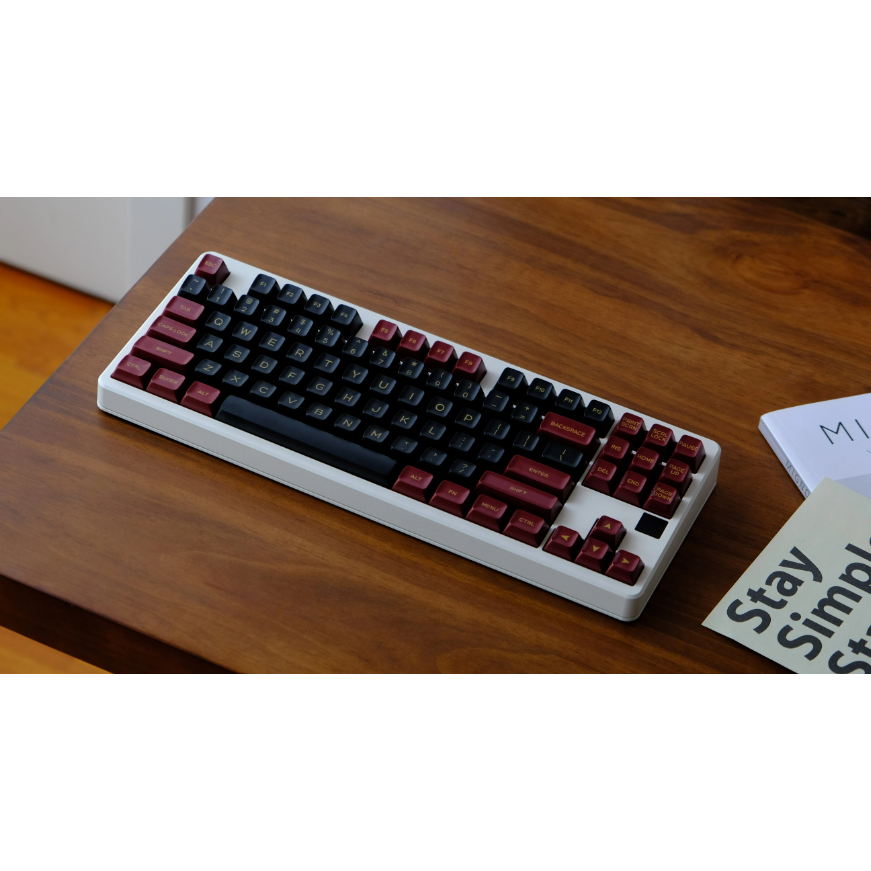 Red Samurai SA Keycap PBT Double Shot SA Profile Mechanical Keyboard ...